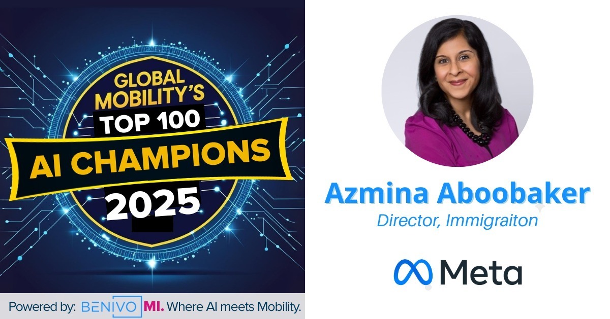 Azmina Aboobaker | Global Mobility Top 100 AI Champions | The View From ...
