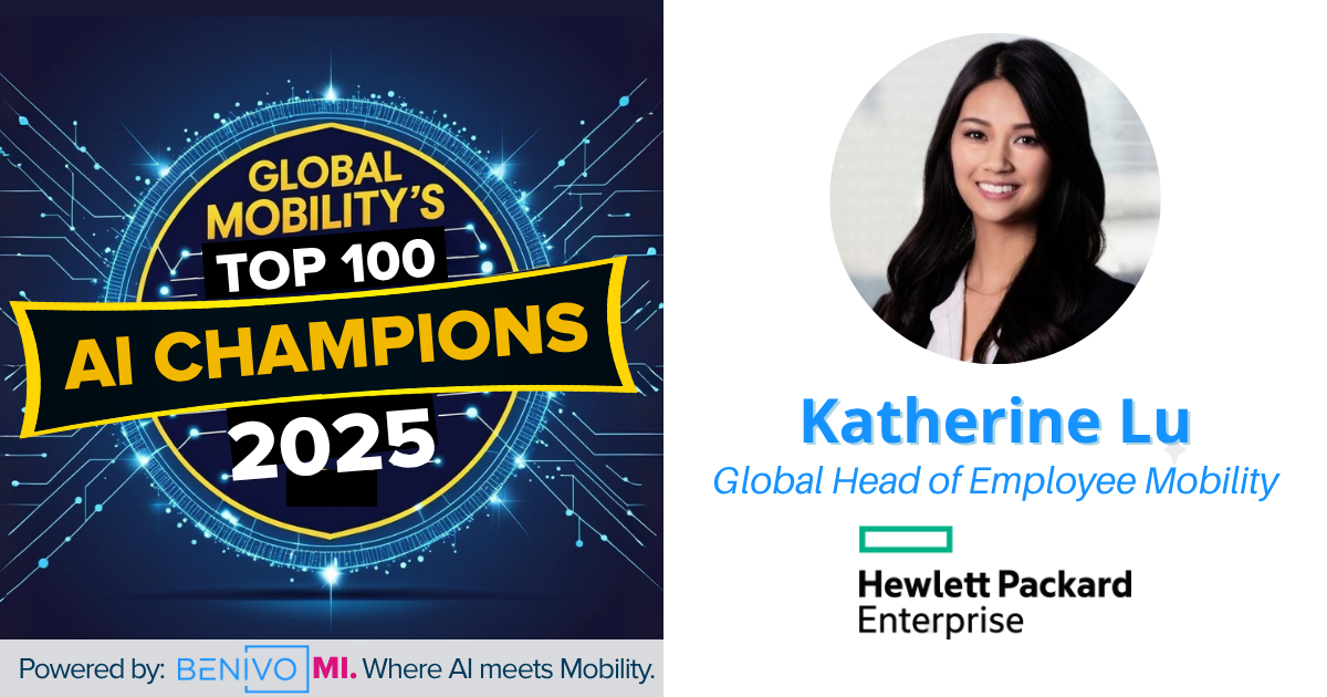 Katherine Lu | Global Mobility Top 100 AI Champions | The View From The Top