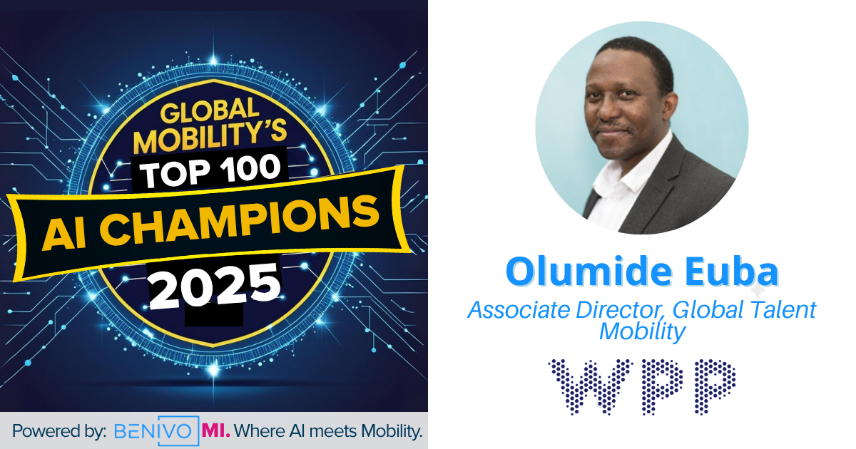 Olumide Euba | Global Mobility Top 100 AI Champions | The View From The Top