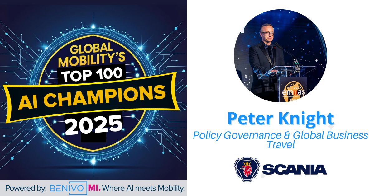 Peter Knight | Global Mobility Top 100 AI Champions | The View From The Top