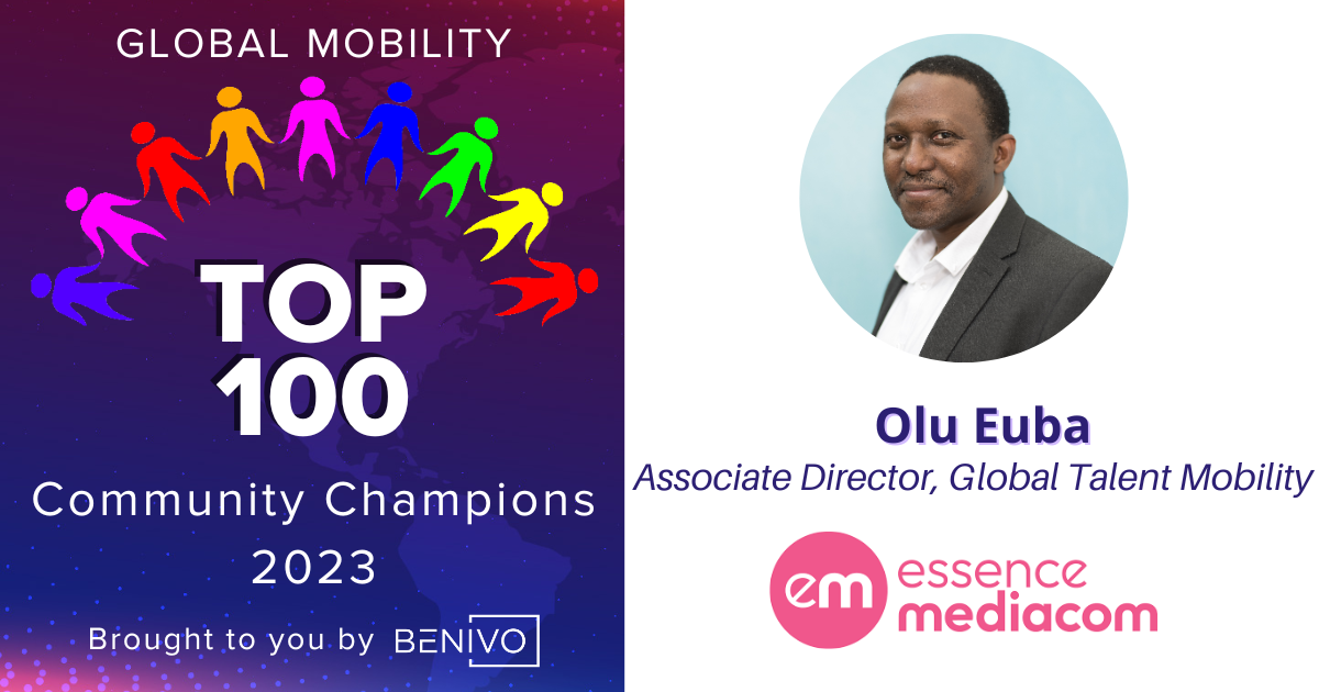 Olu Euba | Global Mobility Top 100 Community | The View From The Top