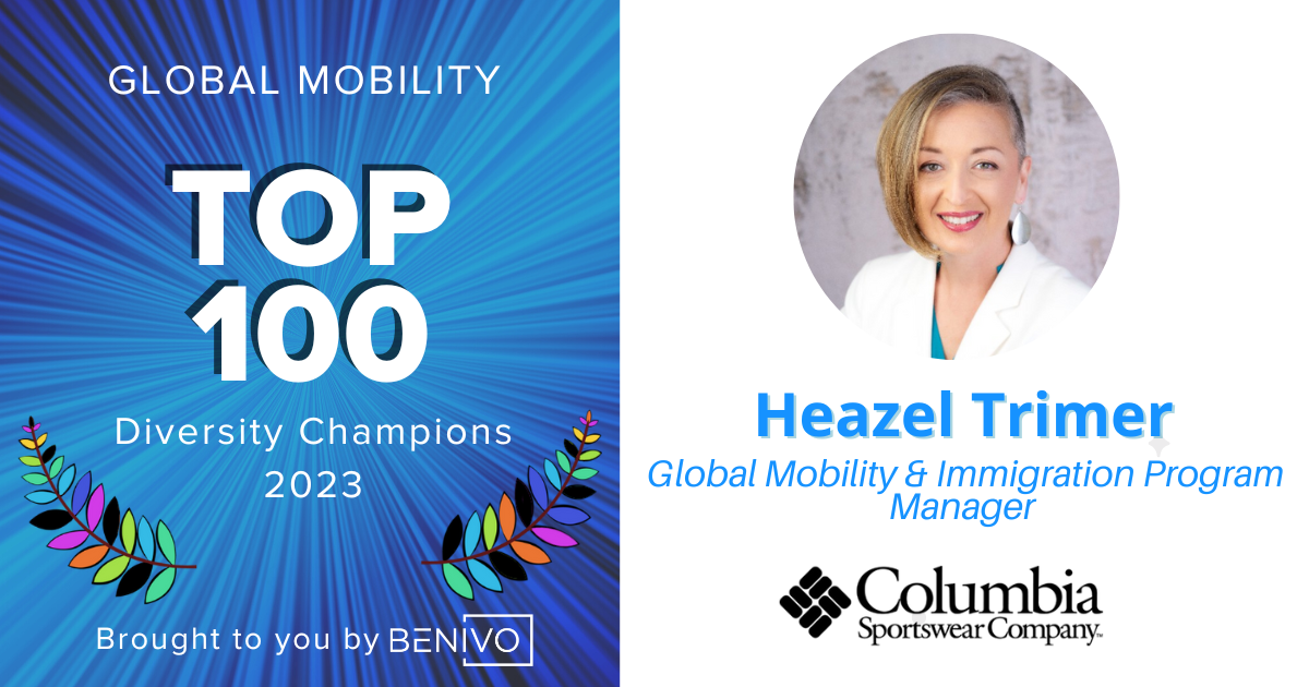 Heazel Trimer | Global Mobility Top 100 Diversity | The View From The Top