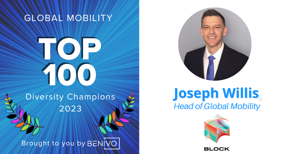 Joseph Willis | Global Mobility Top 100 Diversity | The View From The Top