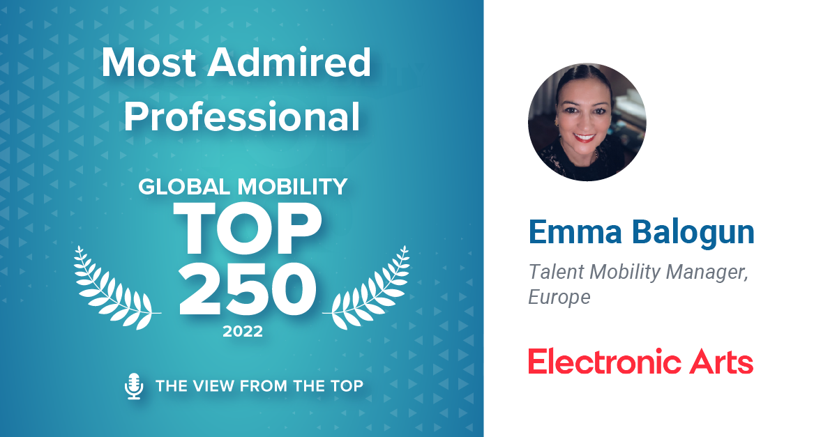 Emma Balogun | Global Mobility Top 250 Professional | The View From The Top