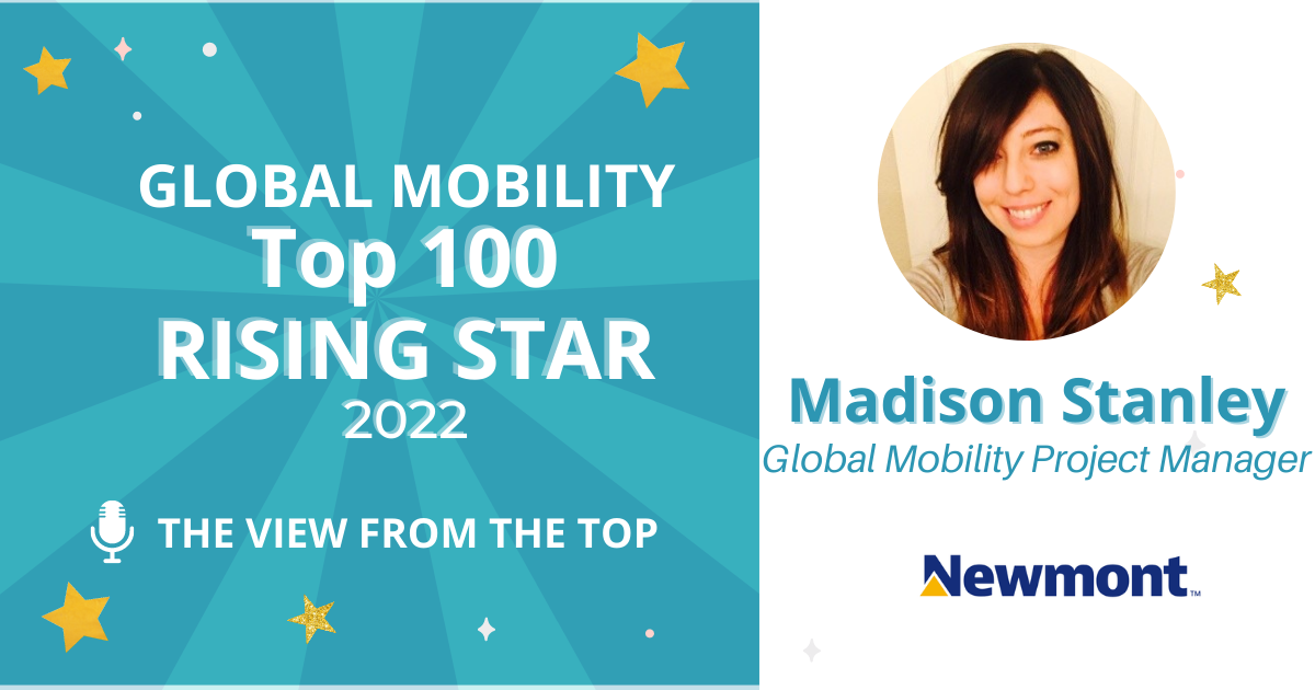 Madison Stanley | Global Mobility Top 100 Rising Star 2022 | The View ...