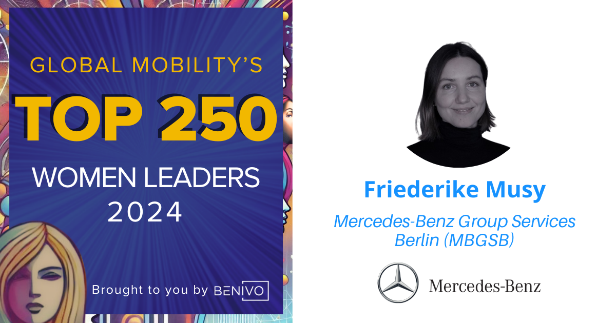 Friederike Musy | Global Mobility Top 250 Women Leaders | The View From ...