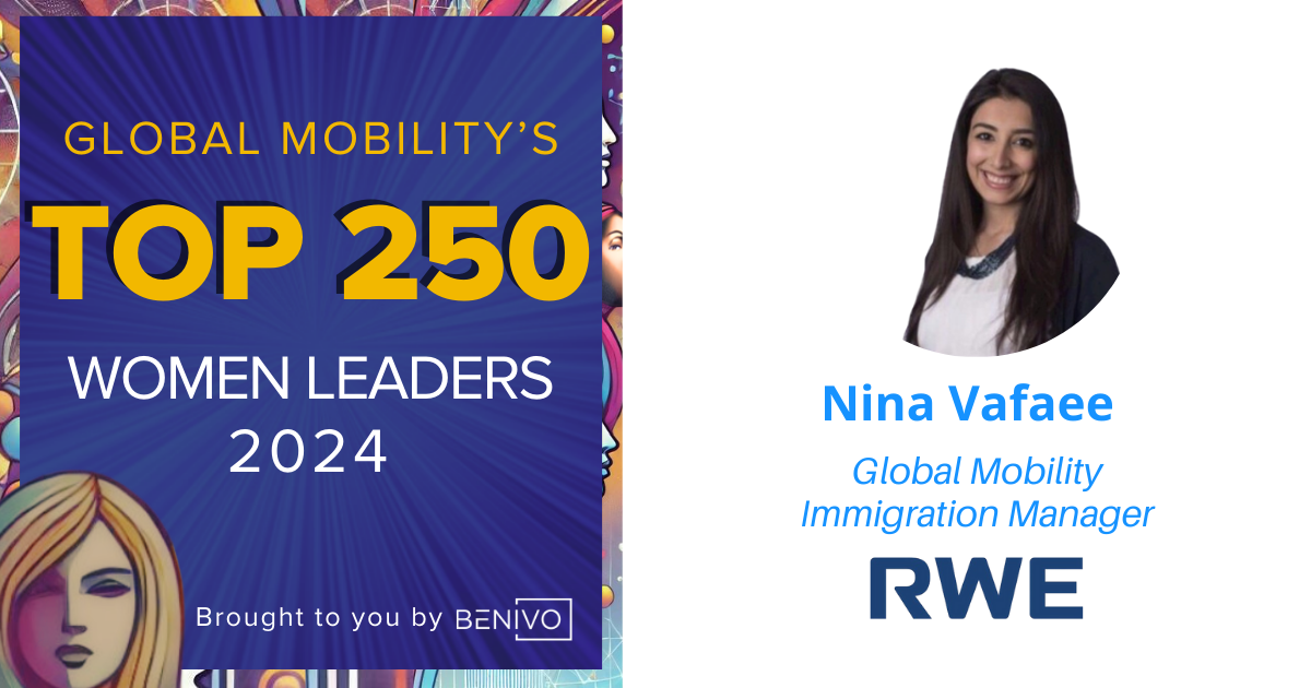 Nina Vafaee | Global Mobility Top 250 Women Leaders | The View From The Top