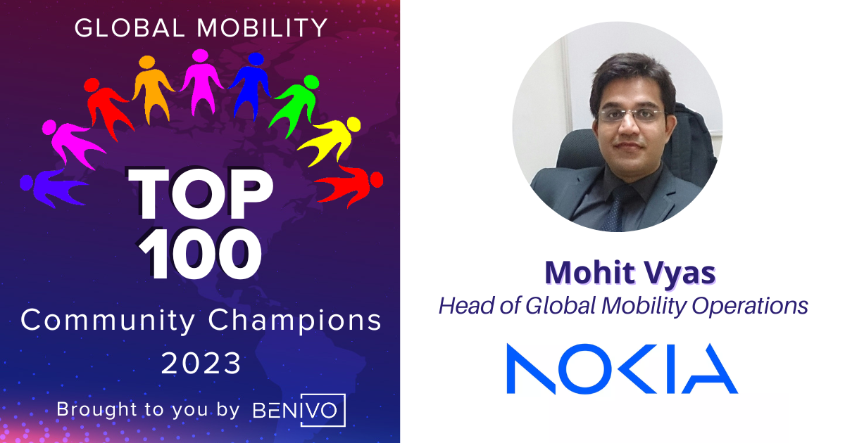 Mohit Vyas | Global Mobility Top 100 Community | The View From The Top